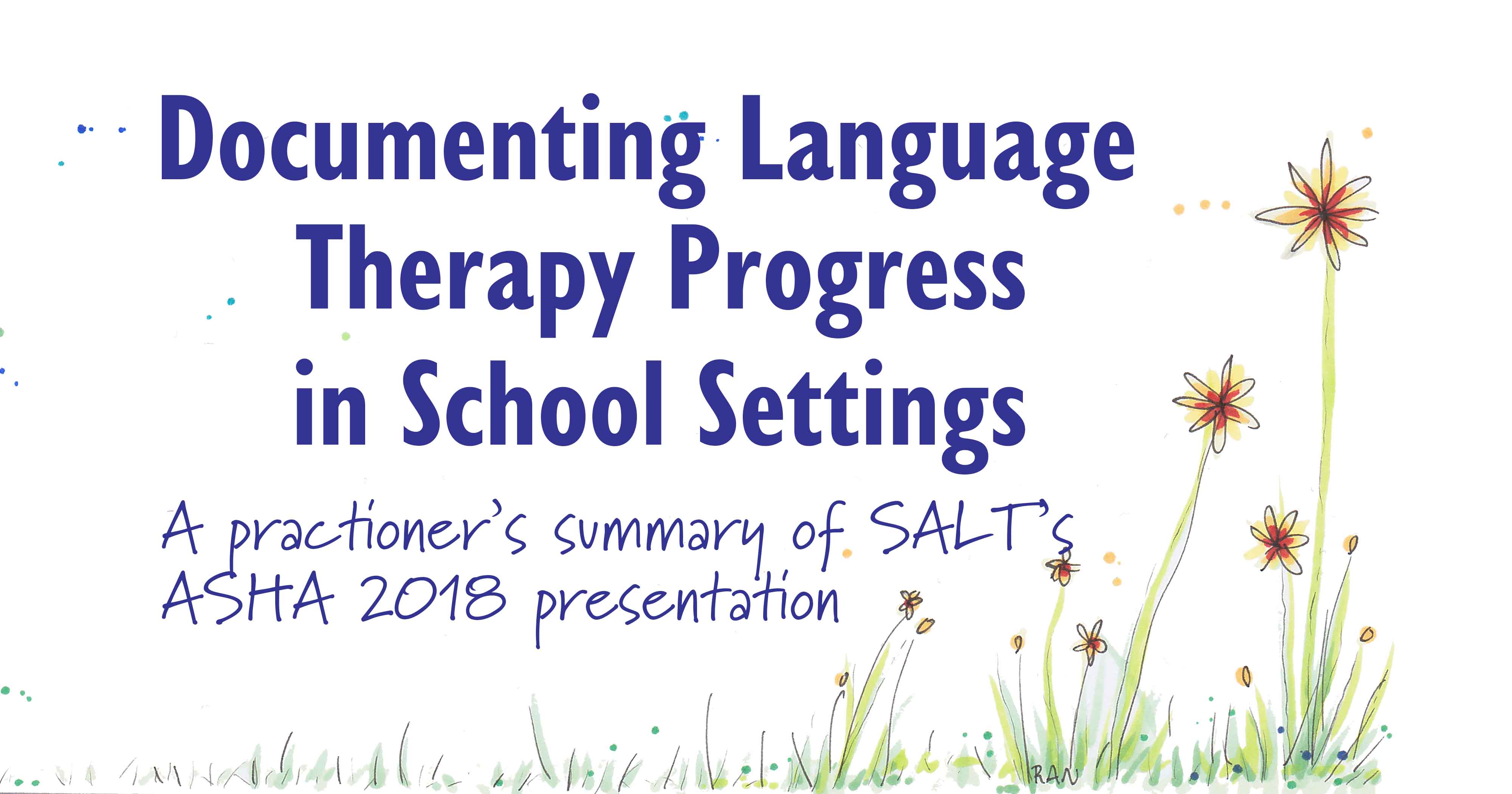 Documenting Language Therapy Progress in School Settings